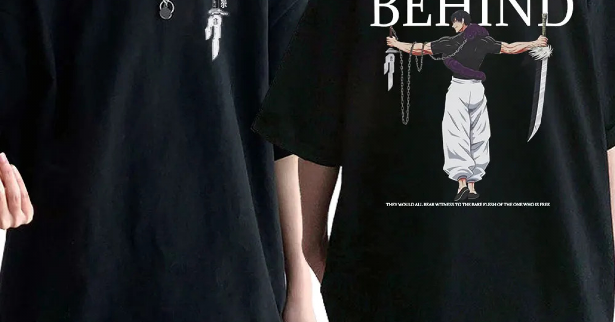 Anime Fushiguro Toji Behind Tişört