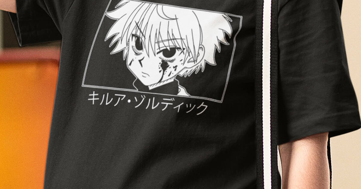 Anime Hunter x Hunter Killua Face Tişört