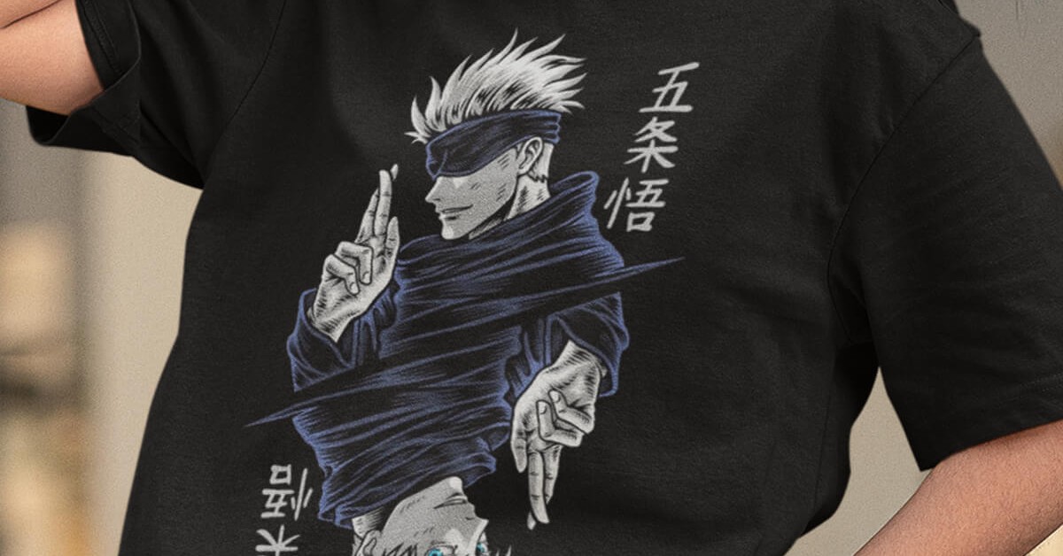 Anime Jujutsu Kaisen GoJo Tişört