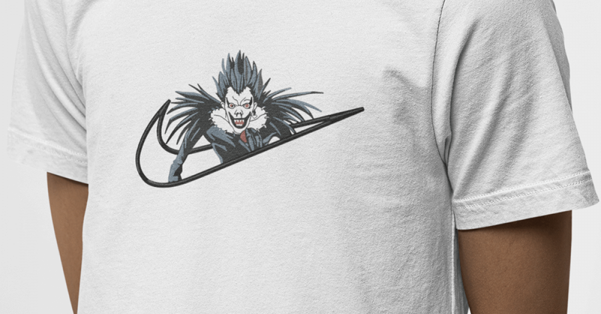 Death Note Ryuk Minimal Logo Beyaz Tişört