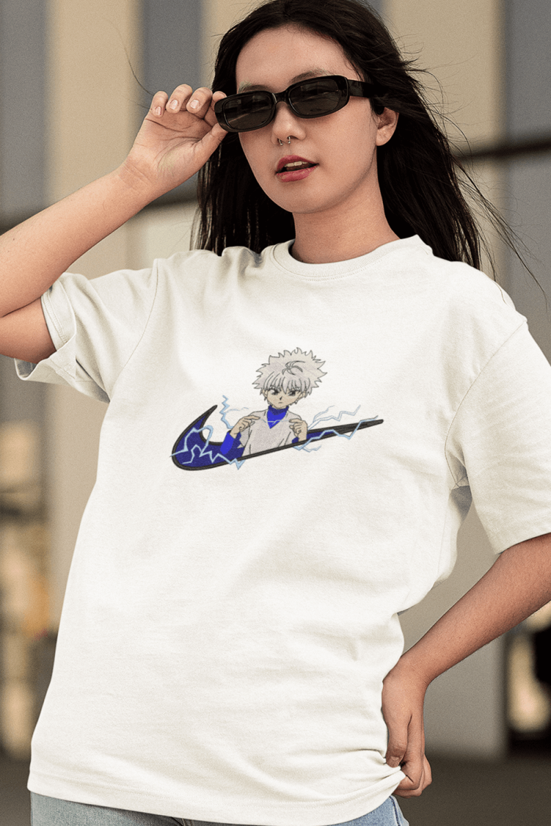 Hunter X Hunter Killua Minimal Logo Tişört