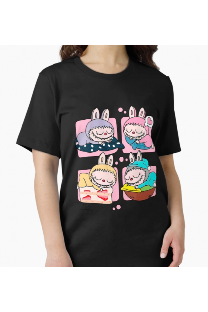 Labubu Sleep Tasarım T-shirt