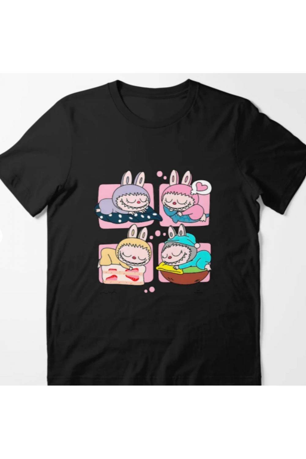 Labubu Sleep Tasarım T-shirt