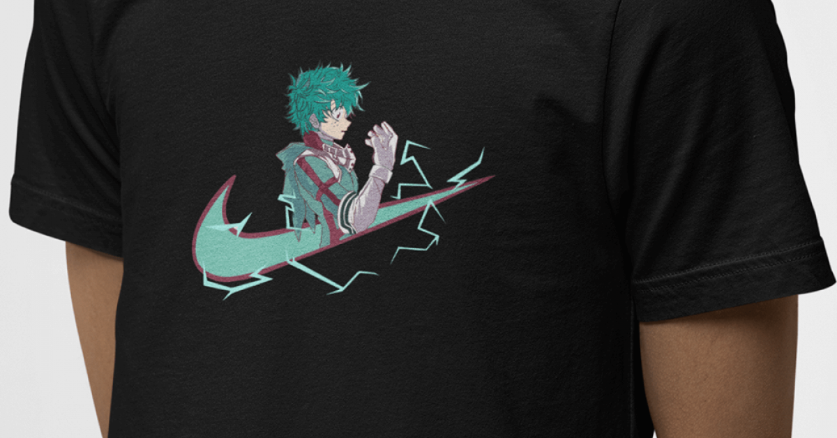 My Hero Academia Deku Minimal Logo Tişört