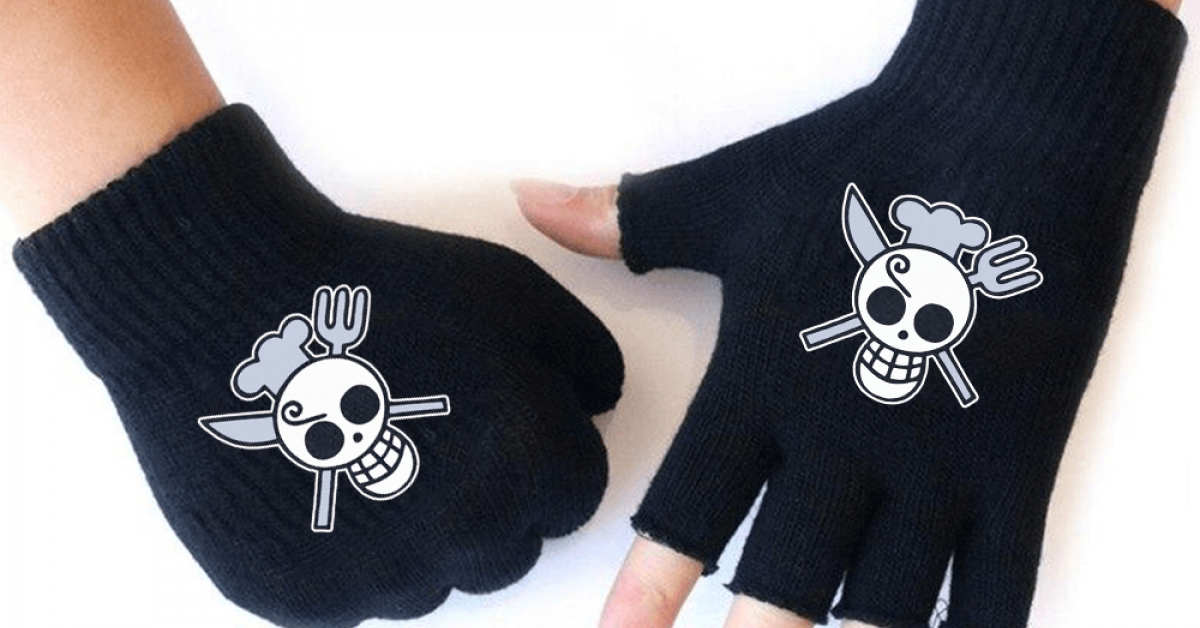 One Piece Sanji Logo Eldiven